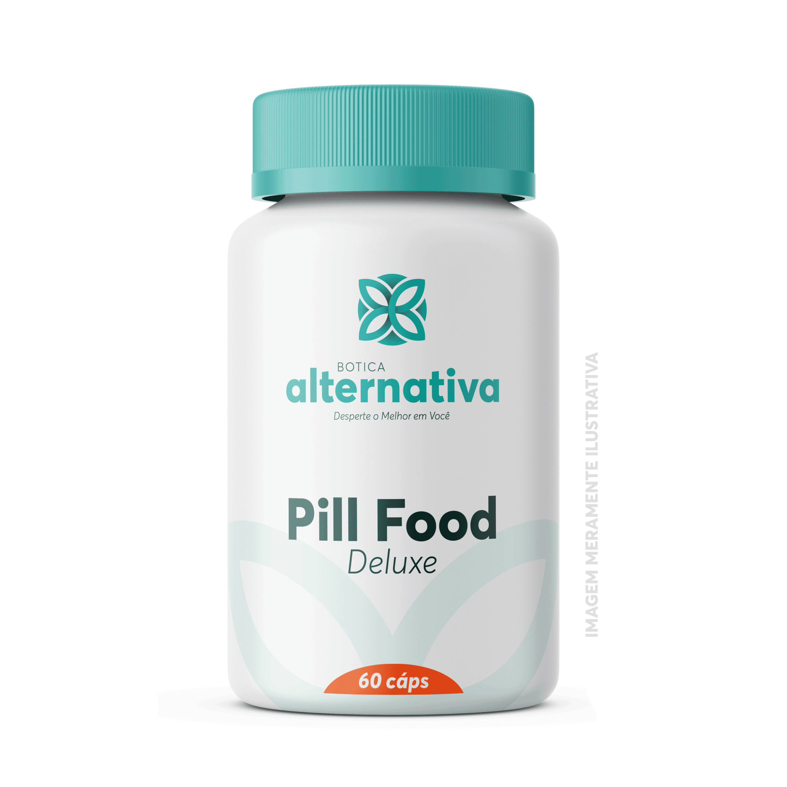 Pill Food Deluxe com Nutricolin - 60 Cápsulas | Botica Alternativa