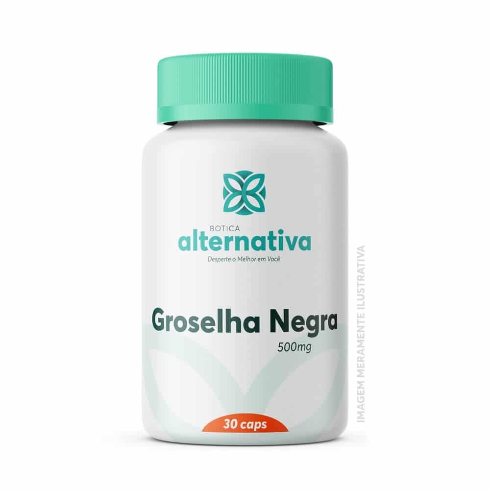 Groselha Negra 500mg 30 Cápsulas | Botica Alternativa