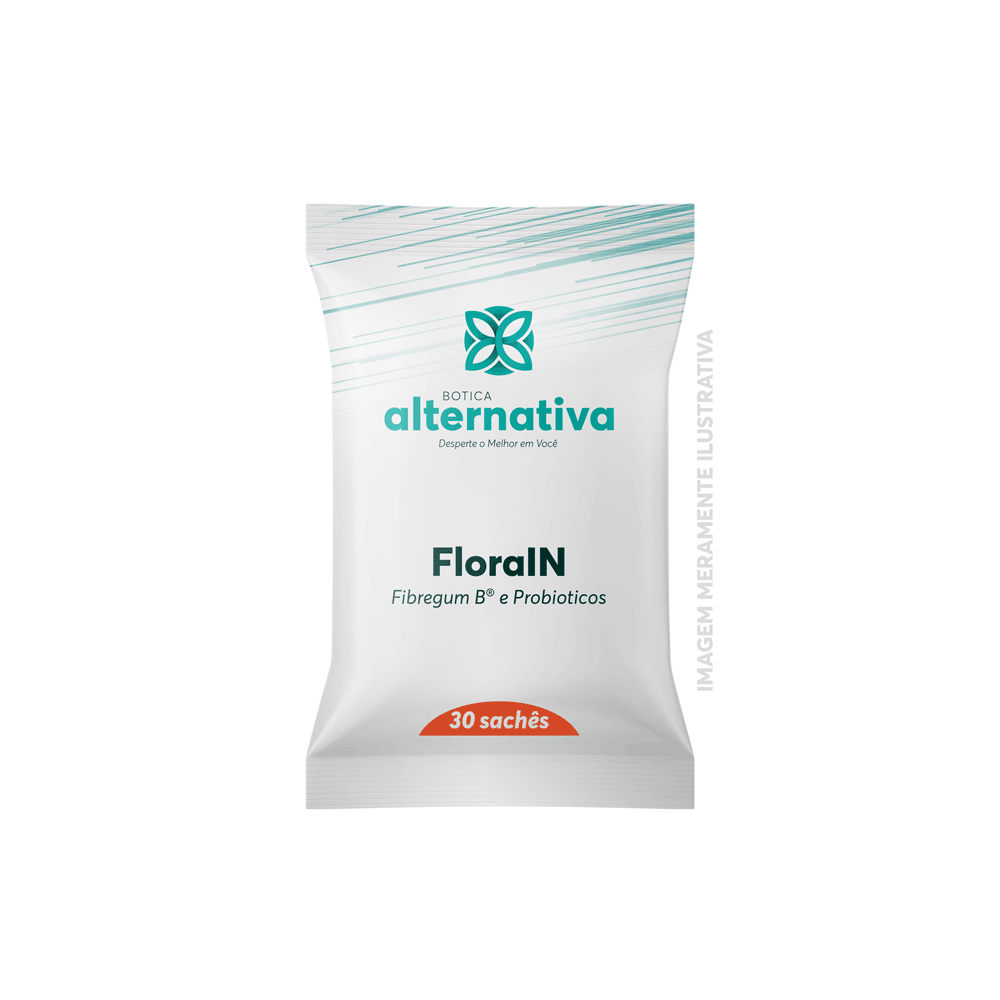 FloraIN com Fibregum B® e Probioticos 30un | Botica Alternativa