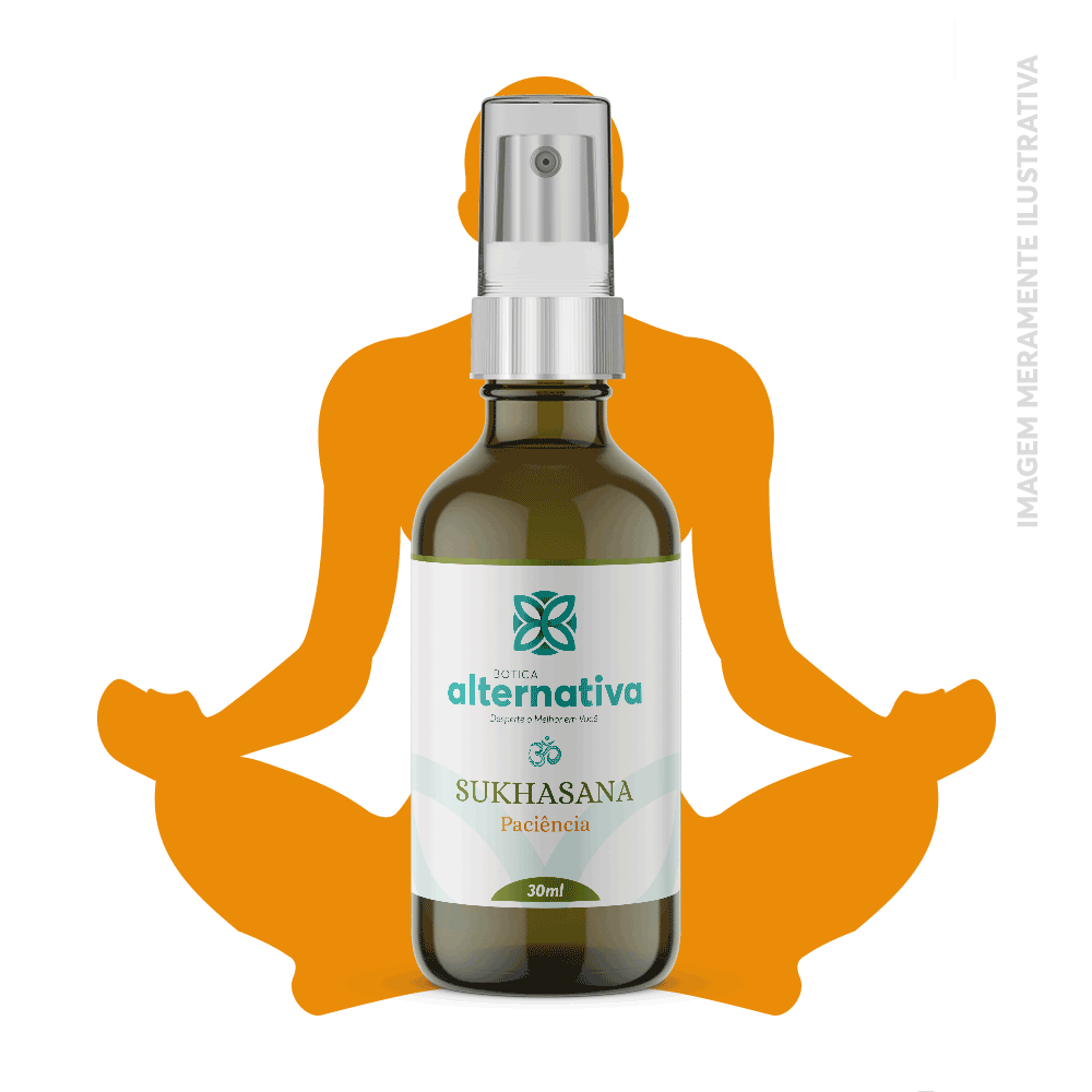Spray Paciência - SUKHASANA 30ml | Botica Alternativa