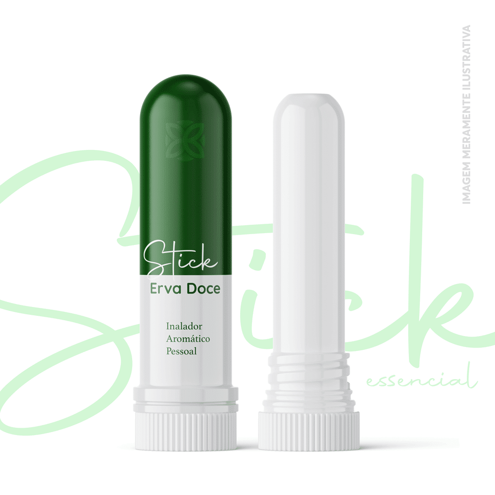 Stick ERVA DOCE - Inalador Aromático Pessoal | Botica Alternativa