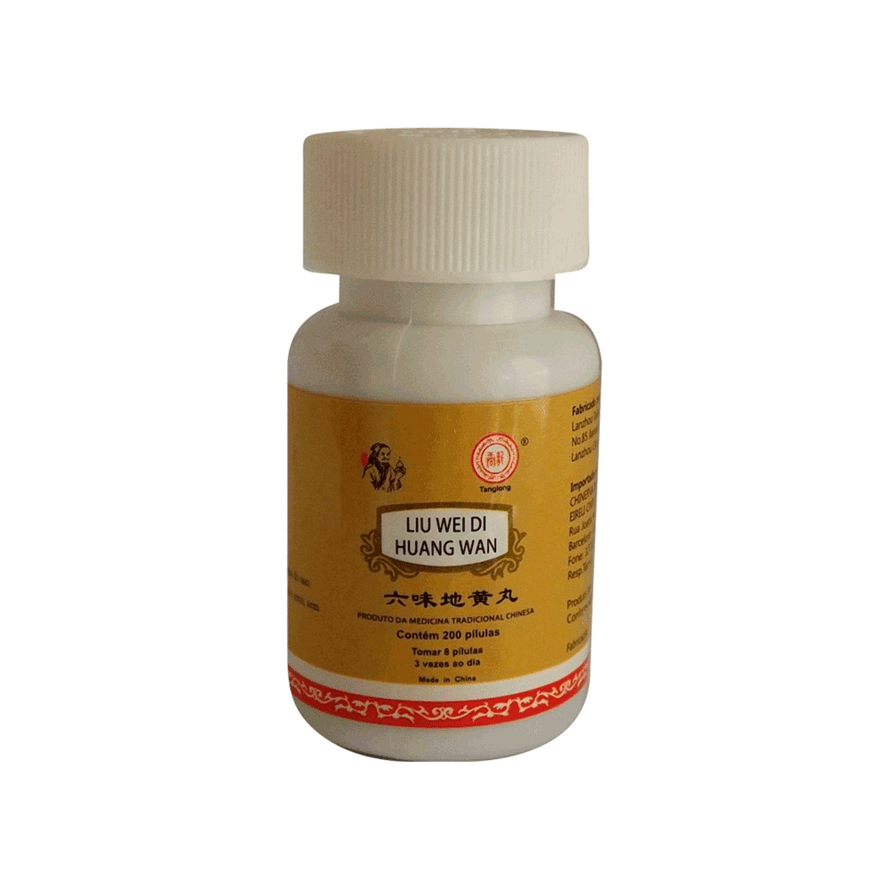 LIU WEI DI HUANG WAN - CHINERVA - 200 pílulas | Botica Alternativa