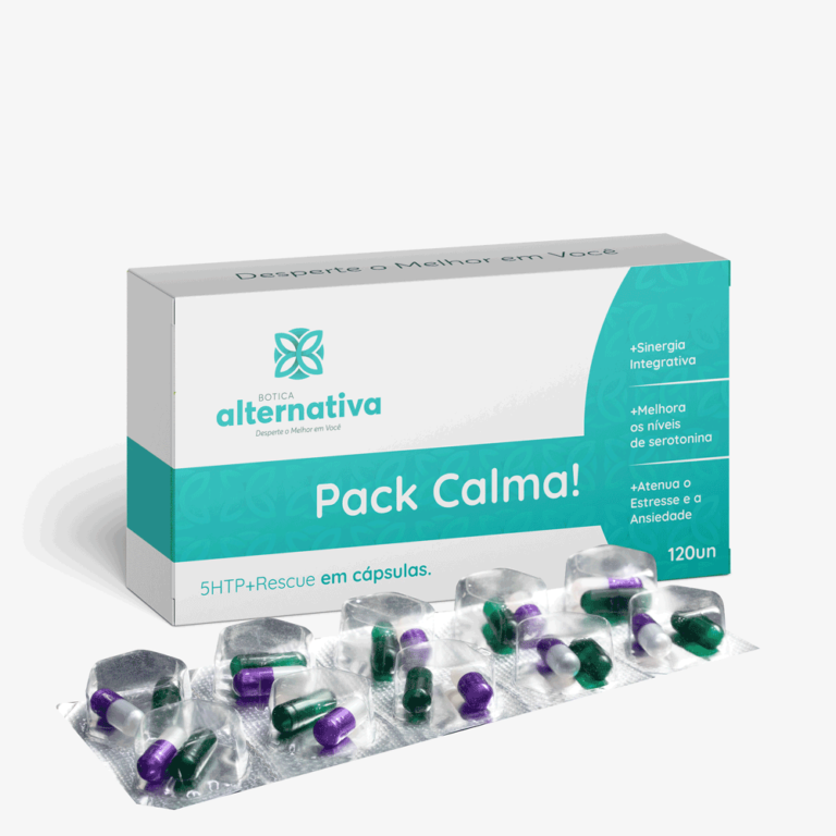 Pack Calma: Tratamento Natural Ansiedade - 30 Doses | Botica Alternativa
