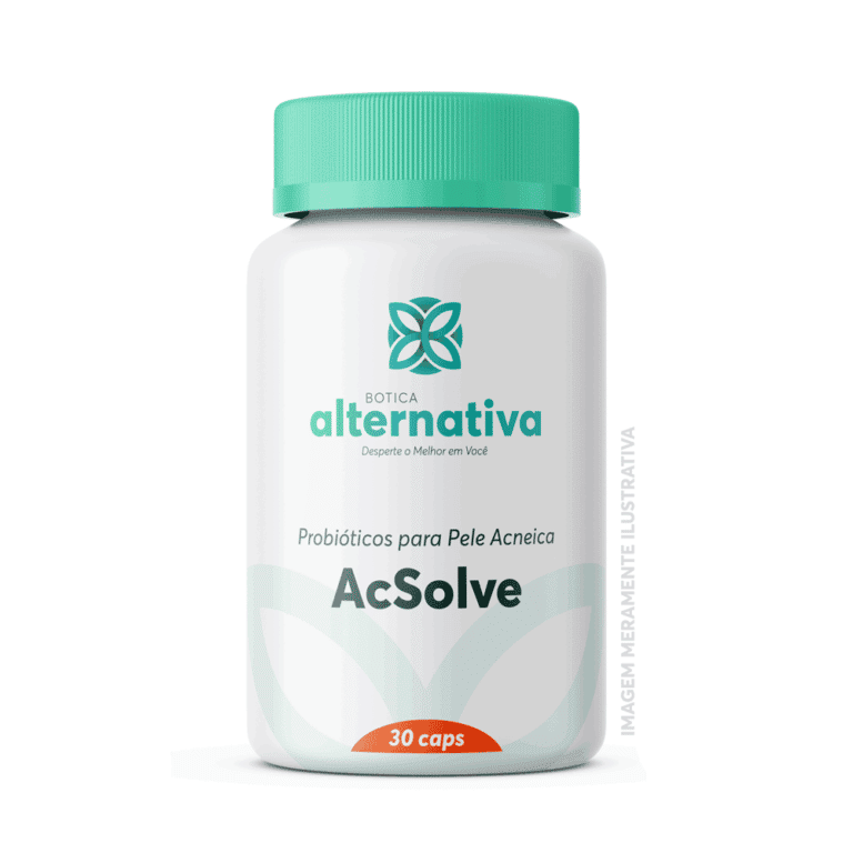 AcSolve - Probióticos para Pele Acneica – 30 caps | Botica Alternativa
