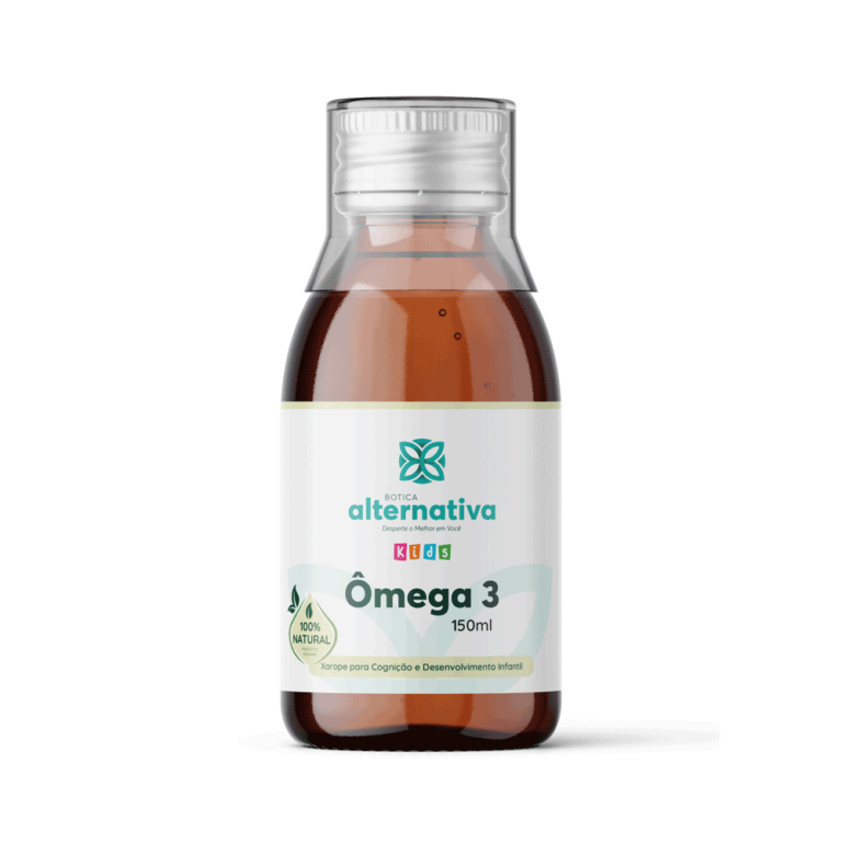 Ômega-3 Vegano KIDS - Xarope 150 mL | Botica Alternativa