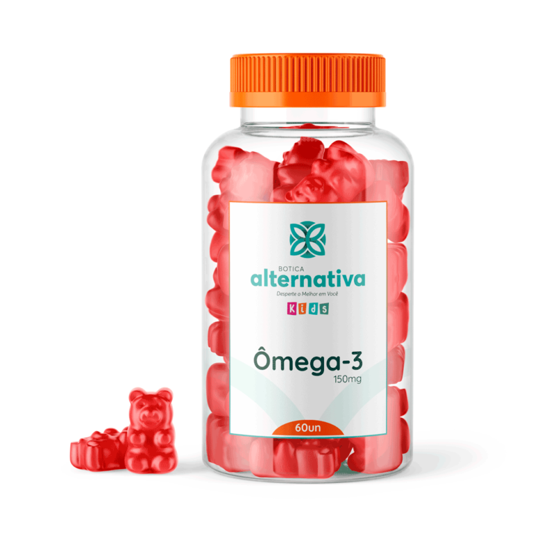 Ômega-3 KIDS 150mg - Gomas Ursinho sabor Morango 60 unidades | Botica ...