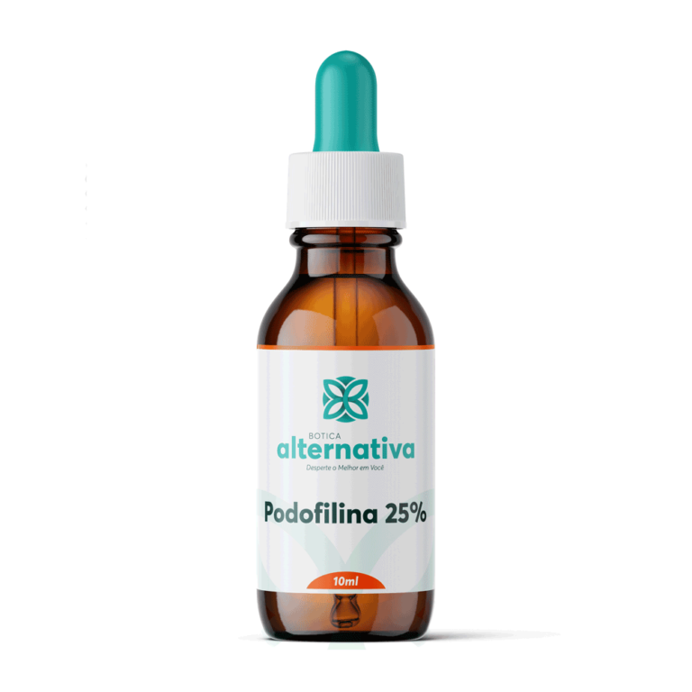 Solução Podofilina 25% - Tratamento de verrugas - 10mL | Botica Alternativa