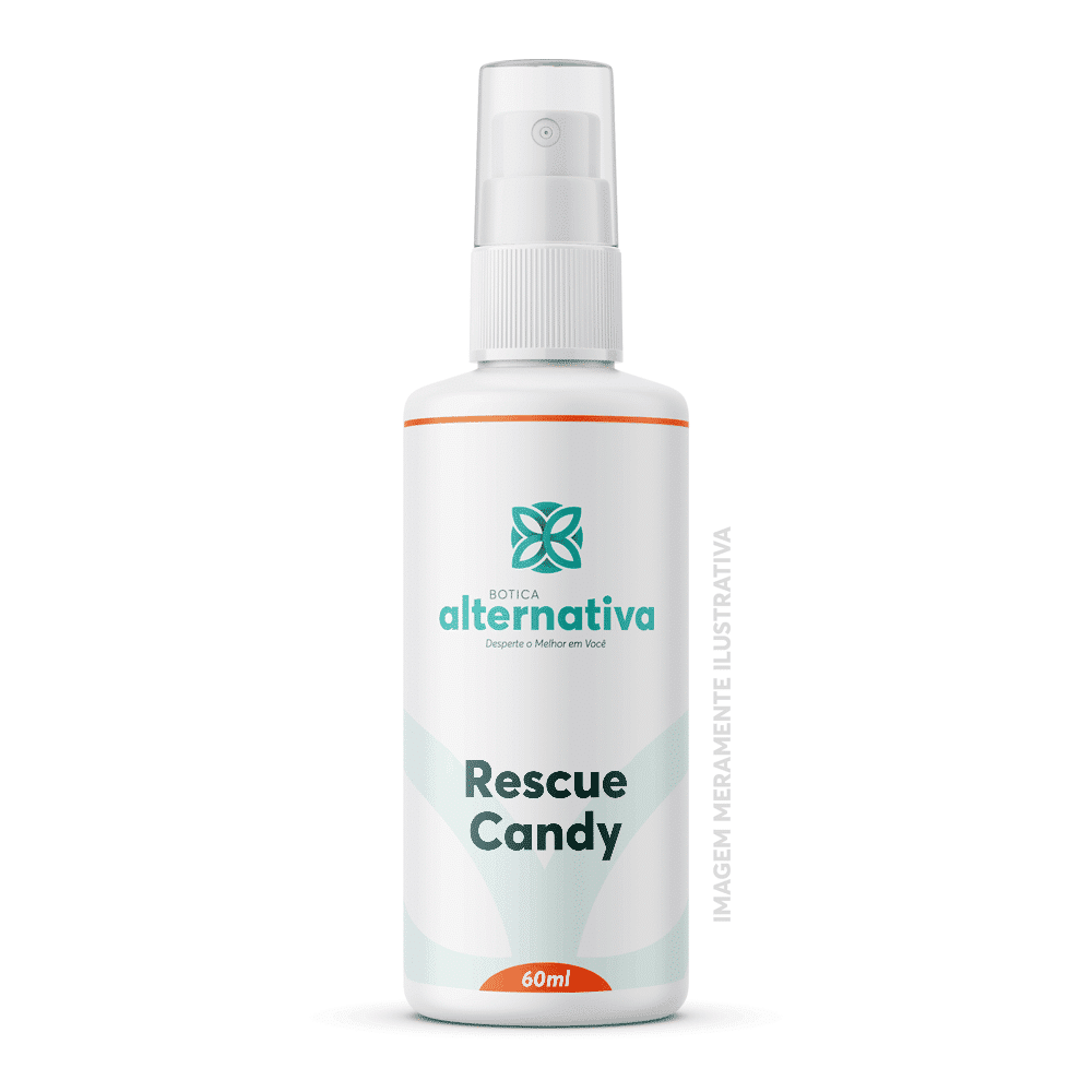 SOS Candy - Bala Líquida com Rescue- Spray 60mL | Botica Alternativa