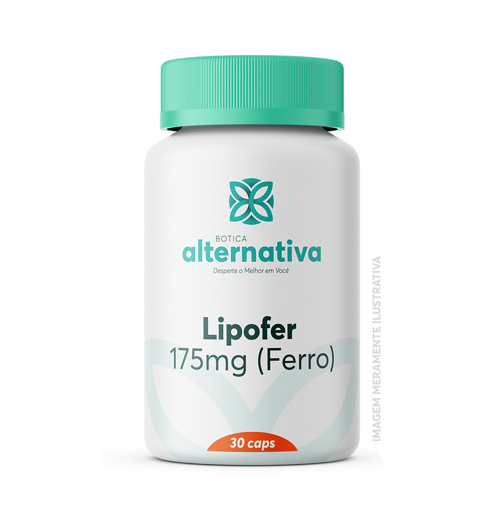 Lipofer 175mg (Ferro) - 30 Cápsulas | Botica Alternativa